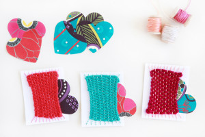 Valentine's Day Weavings - Crate&Kids Blog