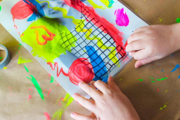 DIY Pop Art Portrait Kids Craft - Crate&Kids Blog