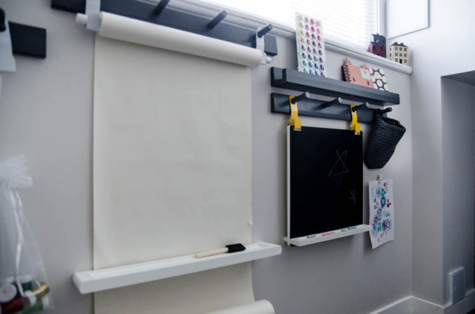 Wall Mounted Art Station for Kids - Crate&Kids Blog