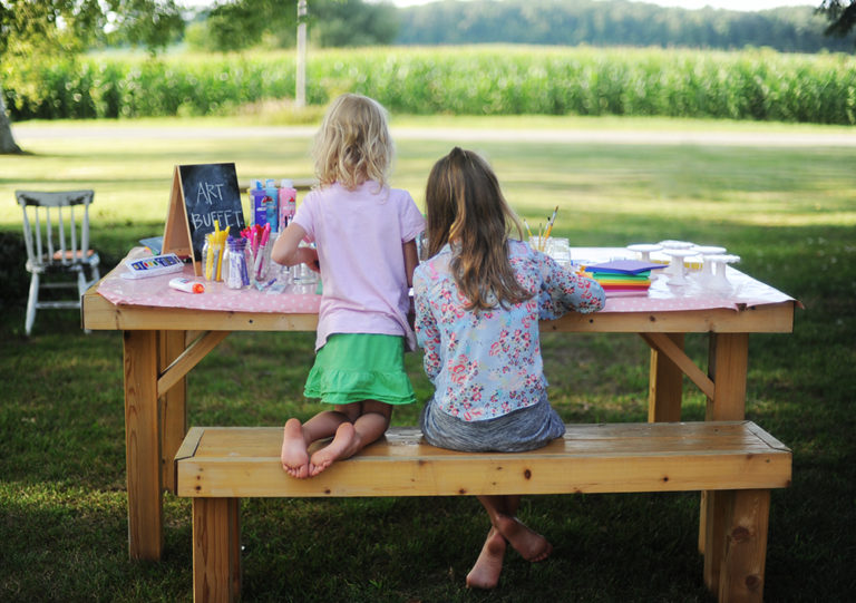 Art Buffet Kids Craft Station